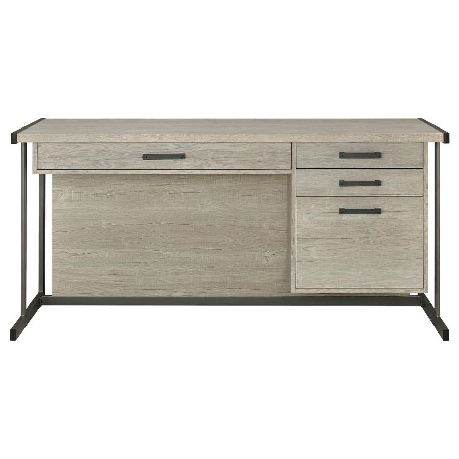 Loomis 4-drawer Rectangular Office Desk by Coaster – Dallas Furniture ...