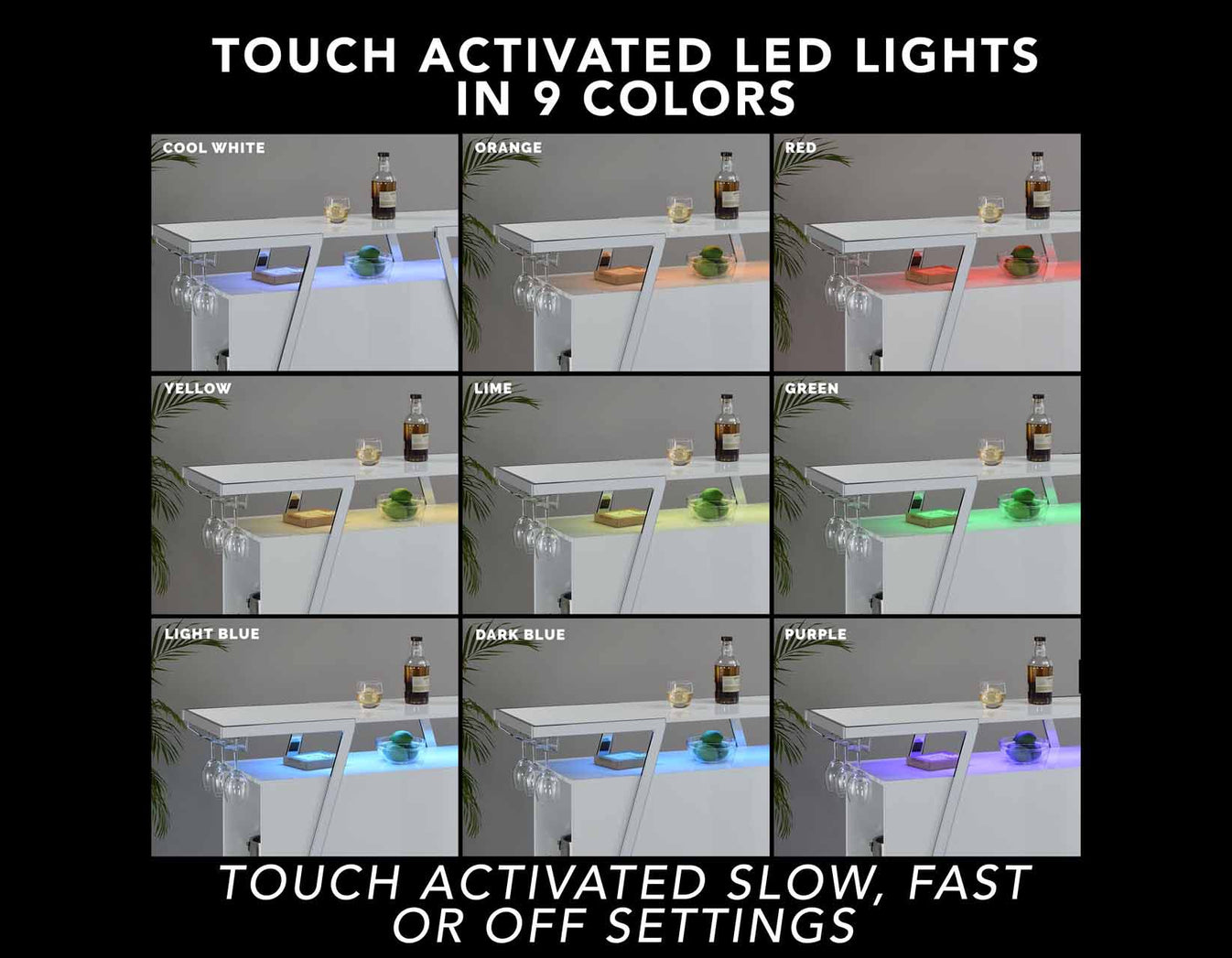 Zena LED Lighting Bar Height Set by Steve Silver – Dallas Furniture Online